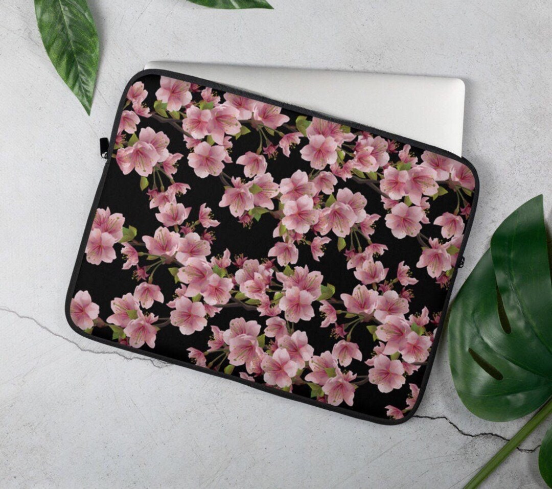 CHERRY BLOSSOMS LAPTOP Sleeve Zip up Case Protect Your Laptop With This ...