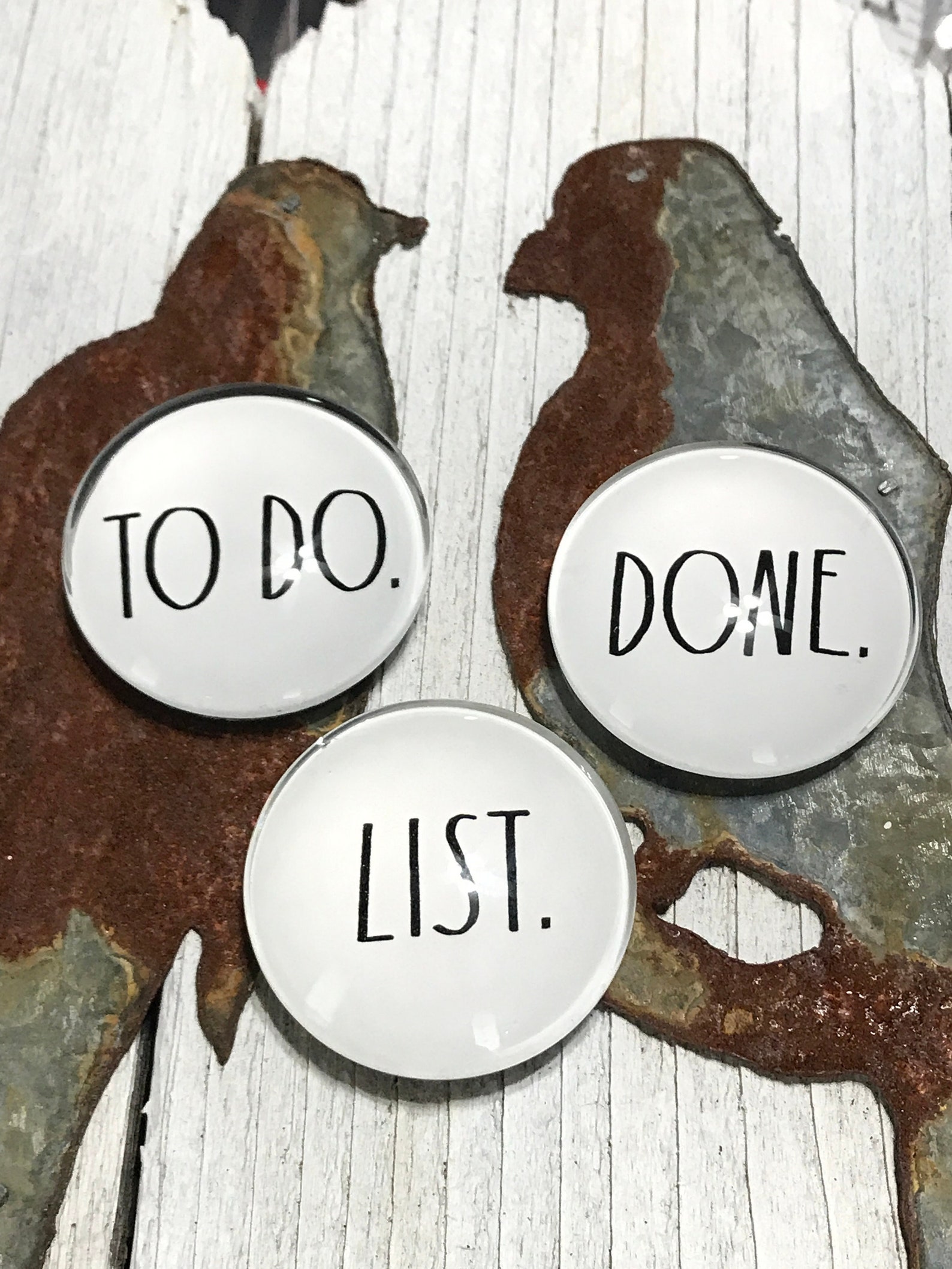 Strong Glass Magnets Inspirational Magnets Simple Word Quote - Etsy