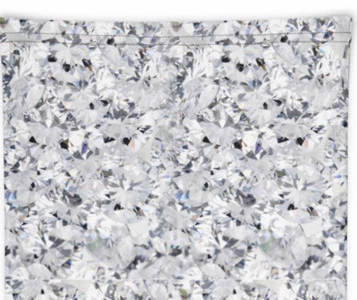 Diamond Face Mask Glam Bling Diamonds Printed Ski Gaiter Face | Etsy