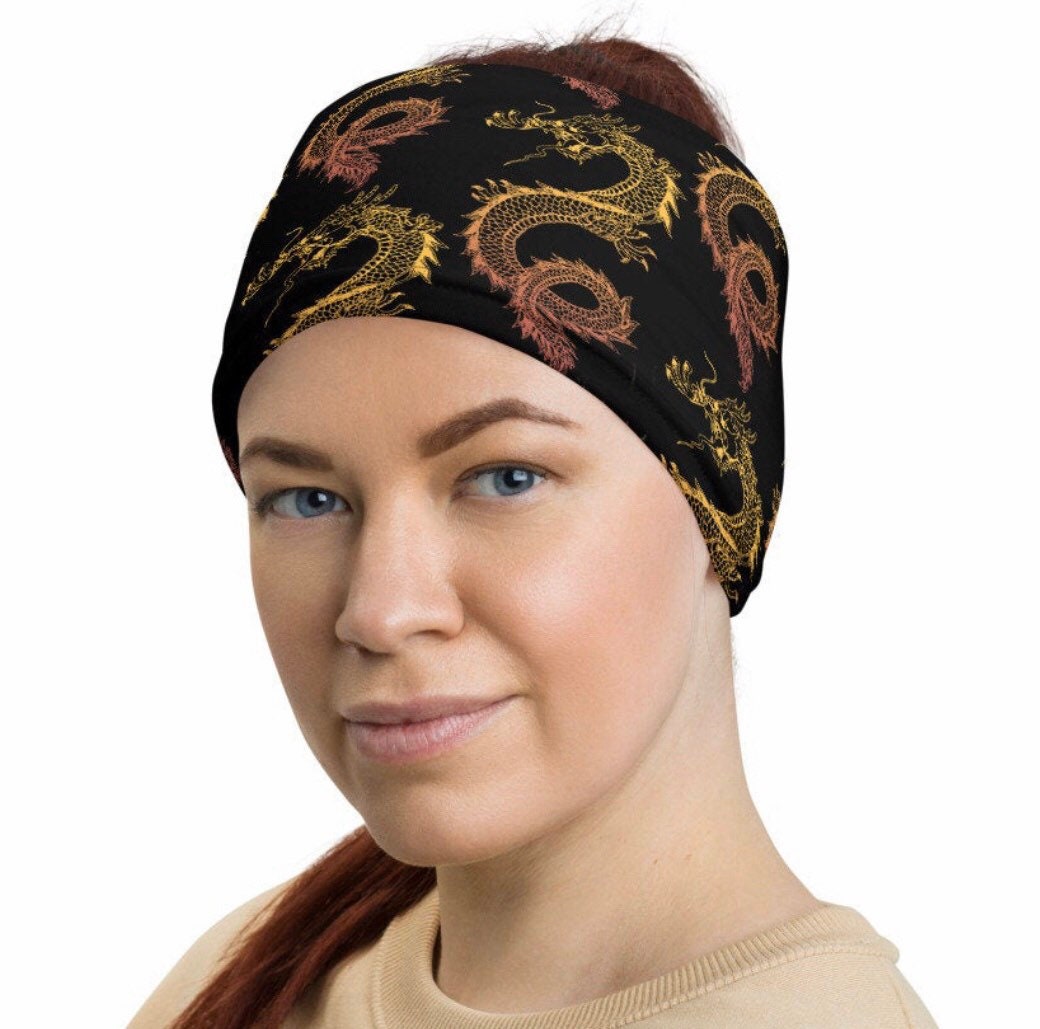 Chinese Dragon Face Mask Dragon Biker Ski Gaiter Face Mask | Etsy