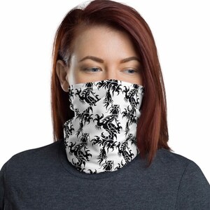 KOMODO DRAGON Face Mask Tribal Dragon Printed Biker Ski - Etsy