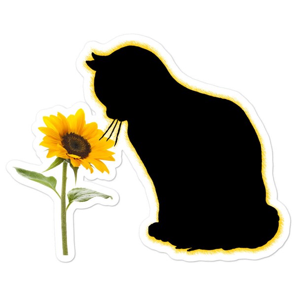 Sunflower Cat - Etsy