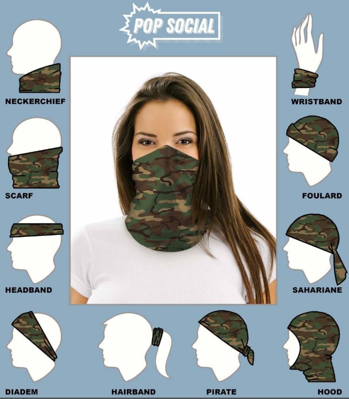 Christian Face Mask Christian Quote Face Cover Scripture Ski | Etsy