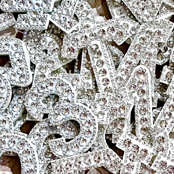 Rhinestone Monogram - Etsy