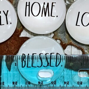 Strong Glass Magnets, Inspirational Magnets, Simple Word Quote Fridge ...