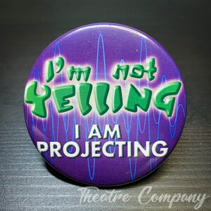 Theatre Acting Drama Pin Buttons - Etsy