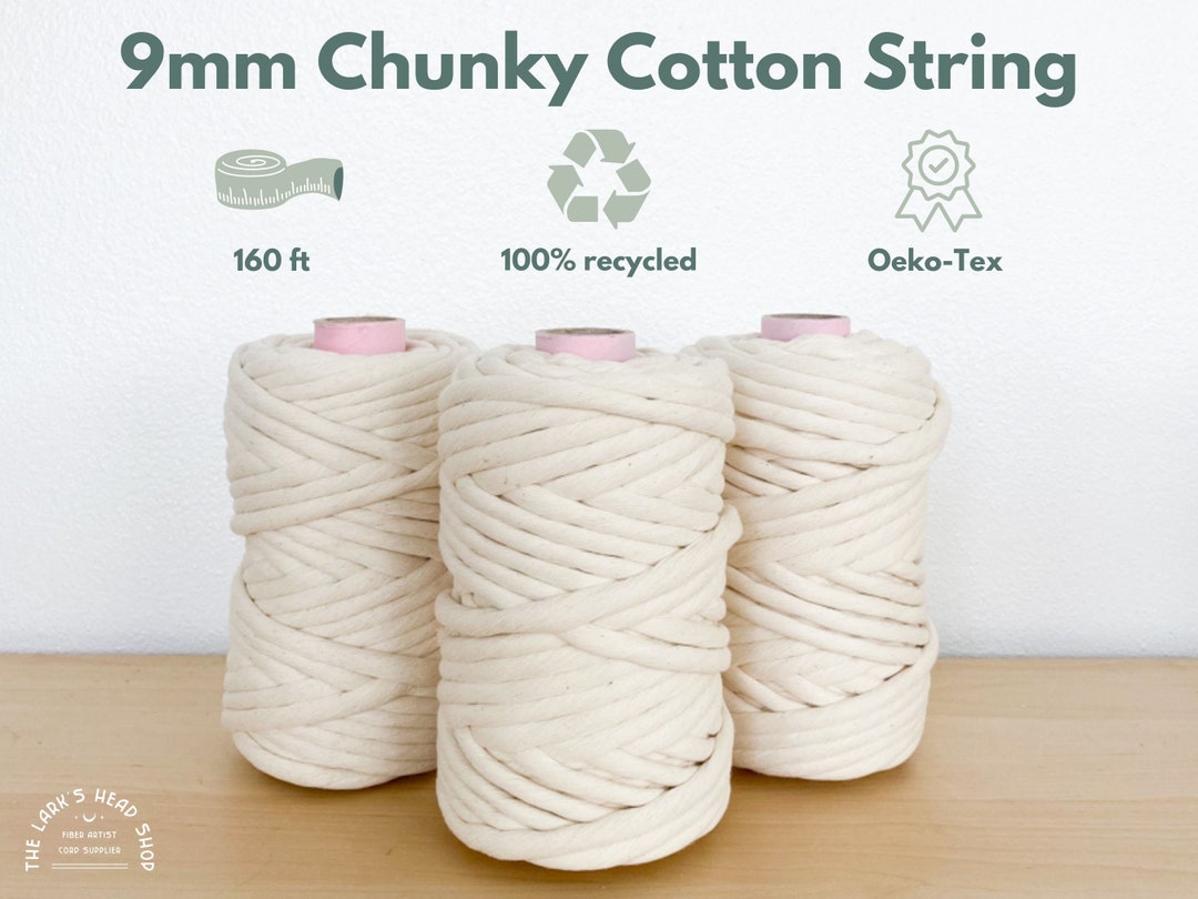 9mm Chunky Super Soft Macrame Cord Macrame String Macrame - Etsy