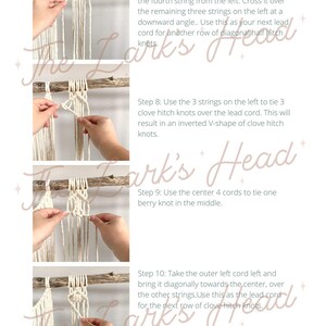 PDF Pattern Only- 'harper' Macramè Wall Hanging (with Knot Guide) - Etsy