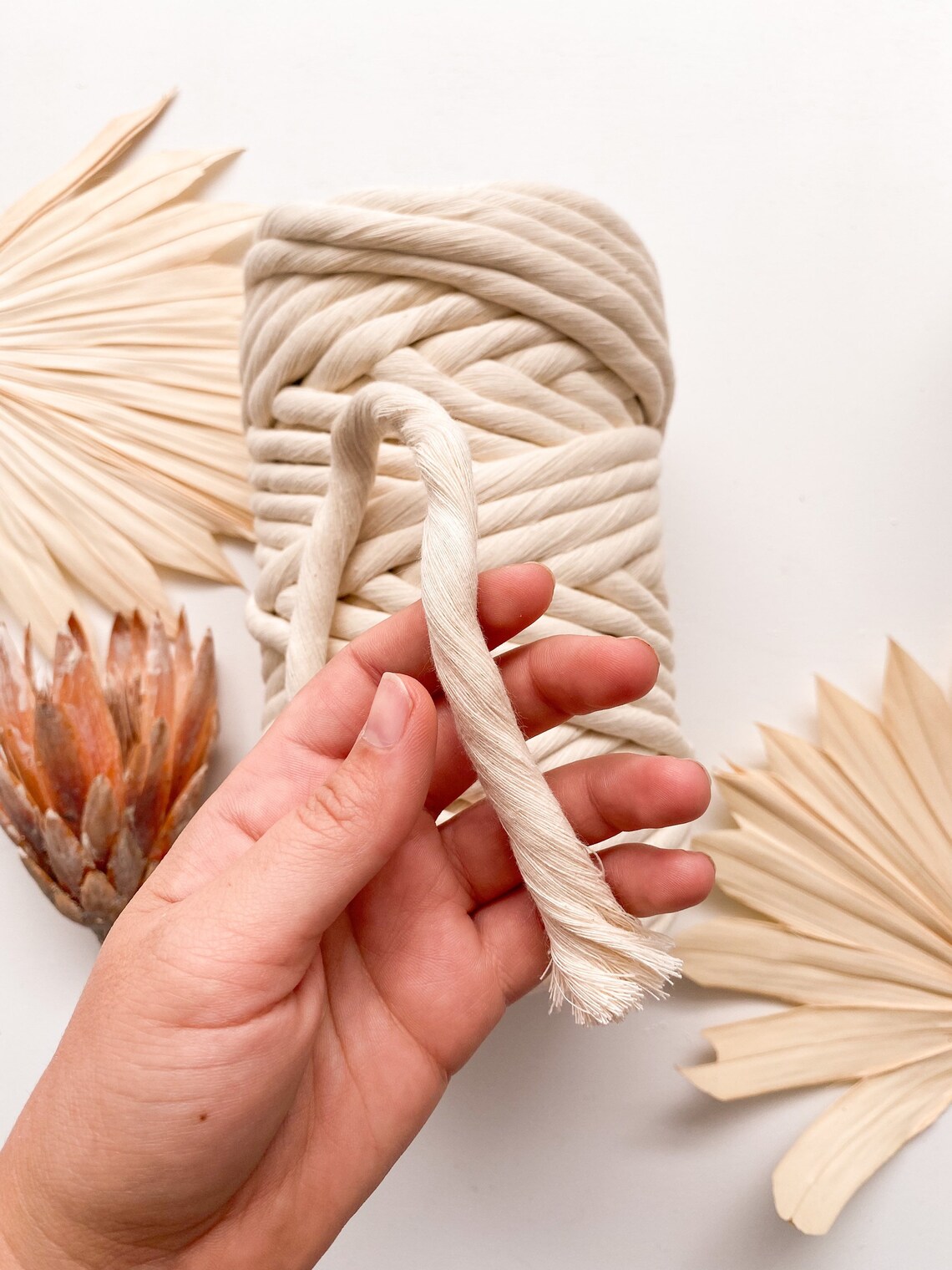 9mm Chunky Super Soft Macrame Cord Macrame String Macrame - Etsy