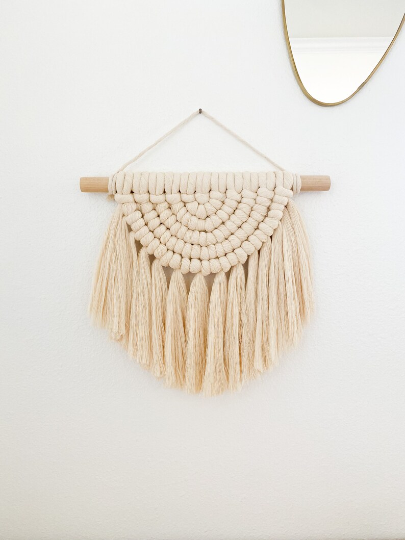 PDF Pattern Only- Macramé Half Moon Pattern With Knot Guide - Etsy