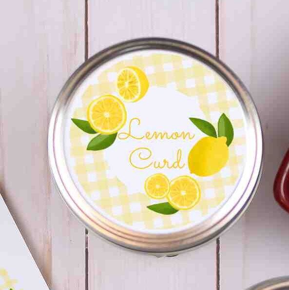 PRINTABLE Lemon Canning Labels Lemon Curd Preserved Lemon - Etsy UK