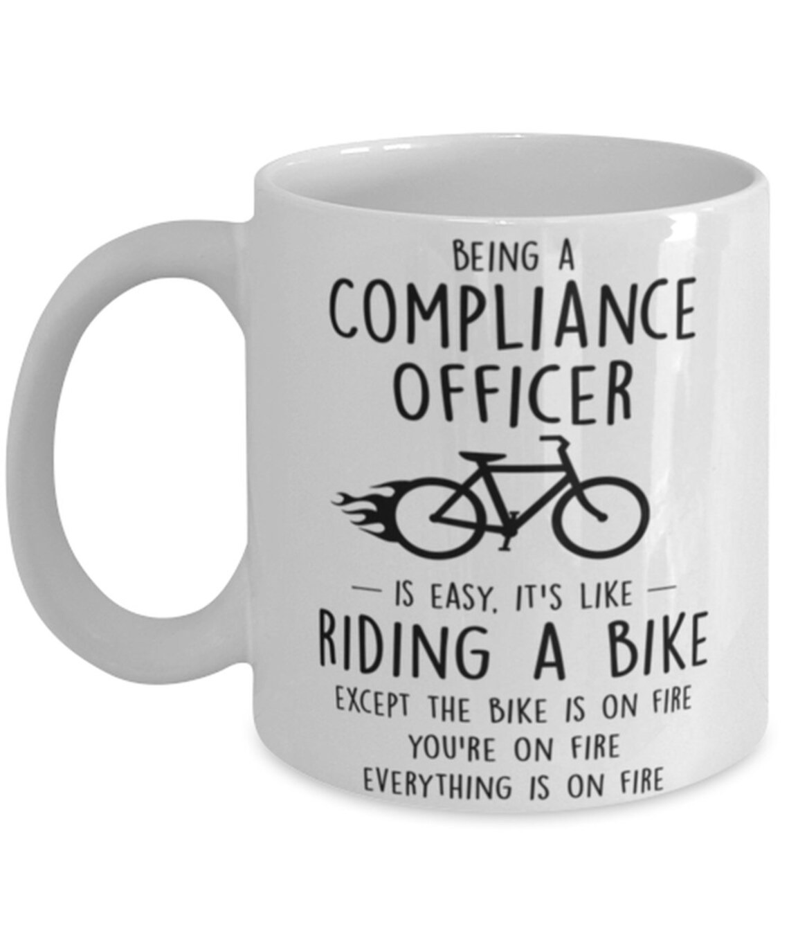 Funny Being A Compliance Officer is Easy It's Like Riding | Etsy