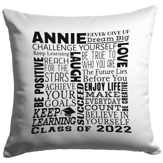 Custom Graduation Pillow Gift for Her Him Graduate Name and - Etsy