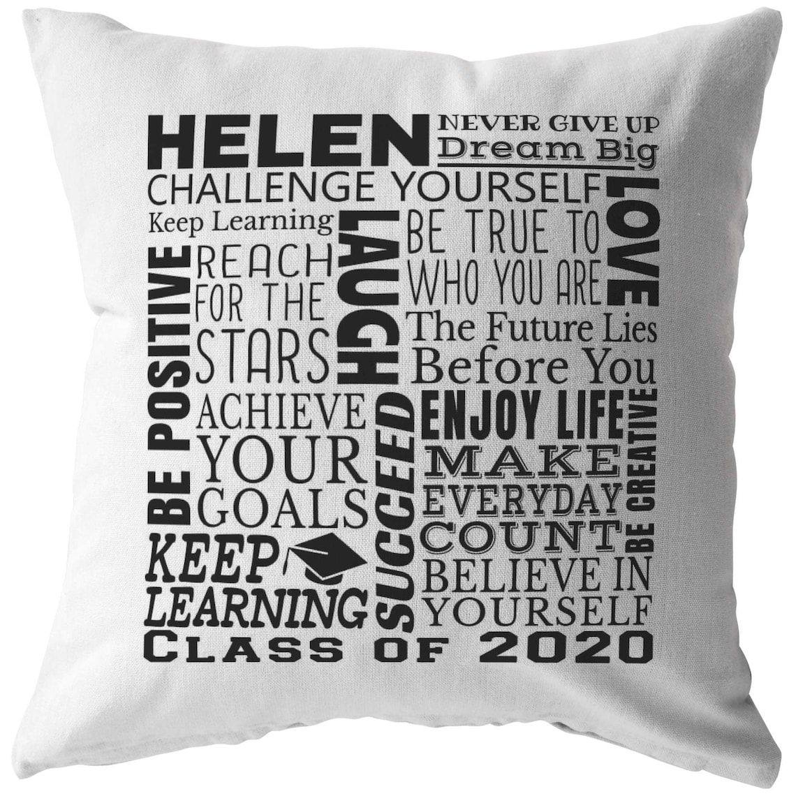 Custom Graduation Pillow Gift for Her Him Graduate Name and - Etsy