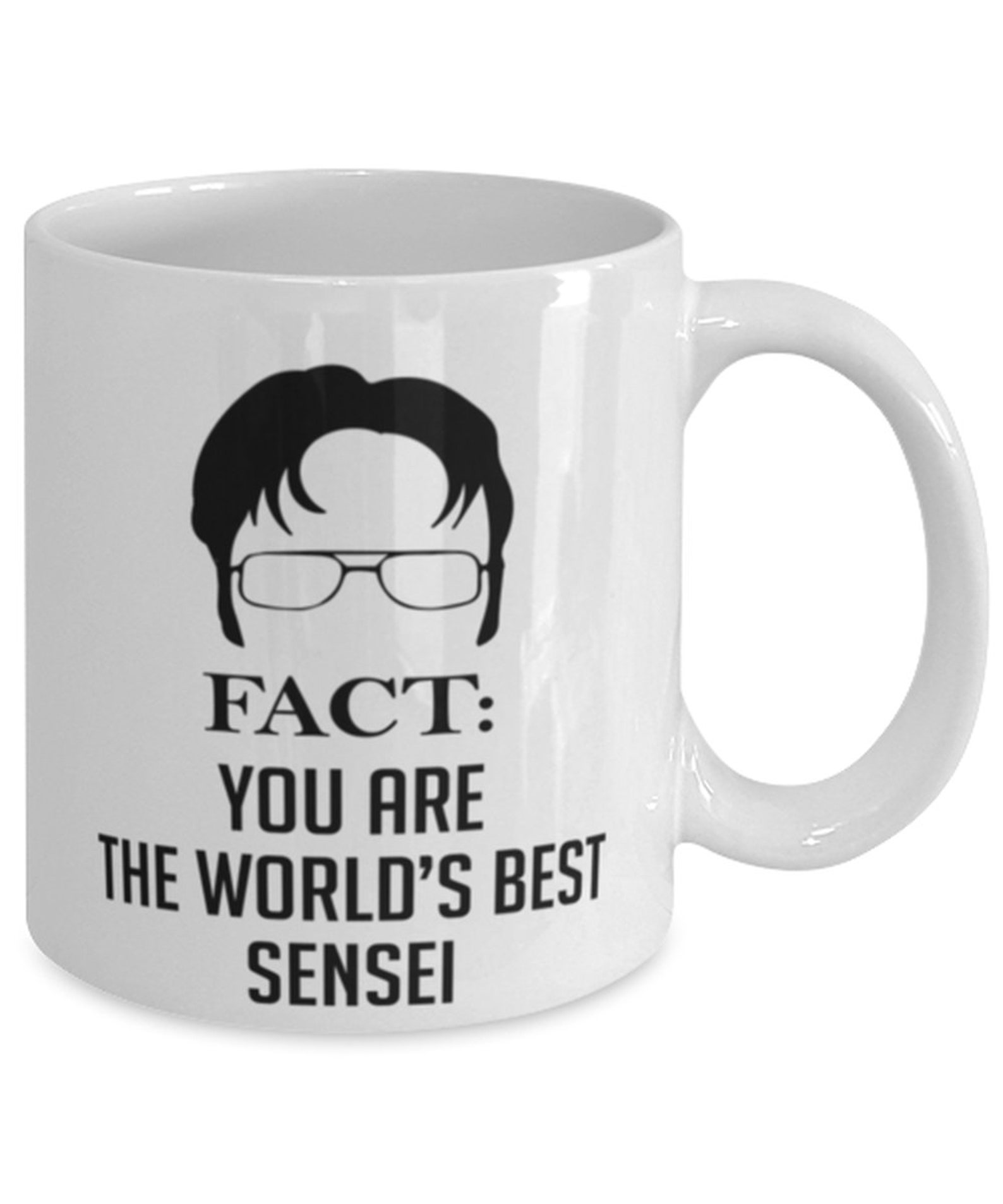 Funny Sensei Mug Gift Fact You Are the World's Best Sensei - Etsy
