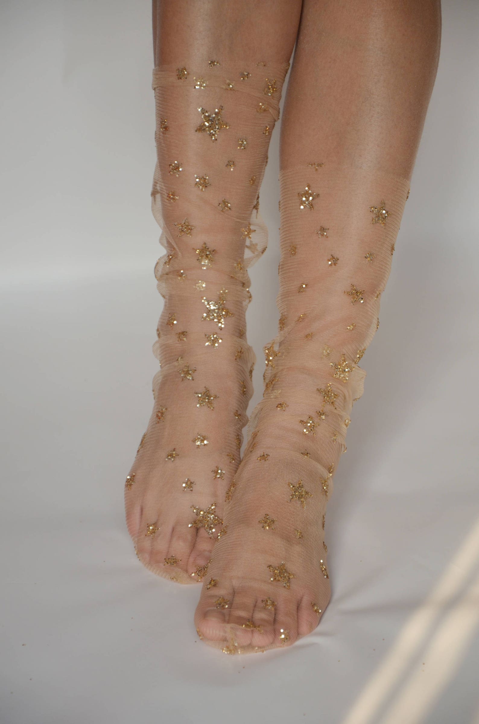 Star Bling tulle socks | Etsy