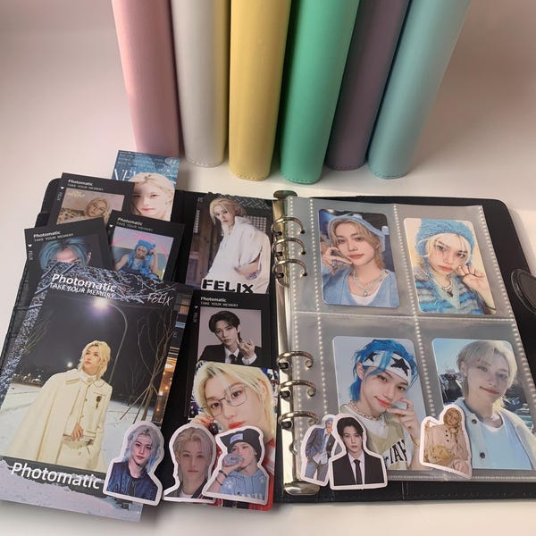 Kpop Photo Card Album Binder - Etsy