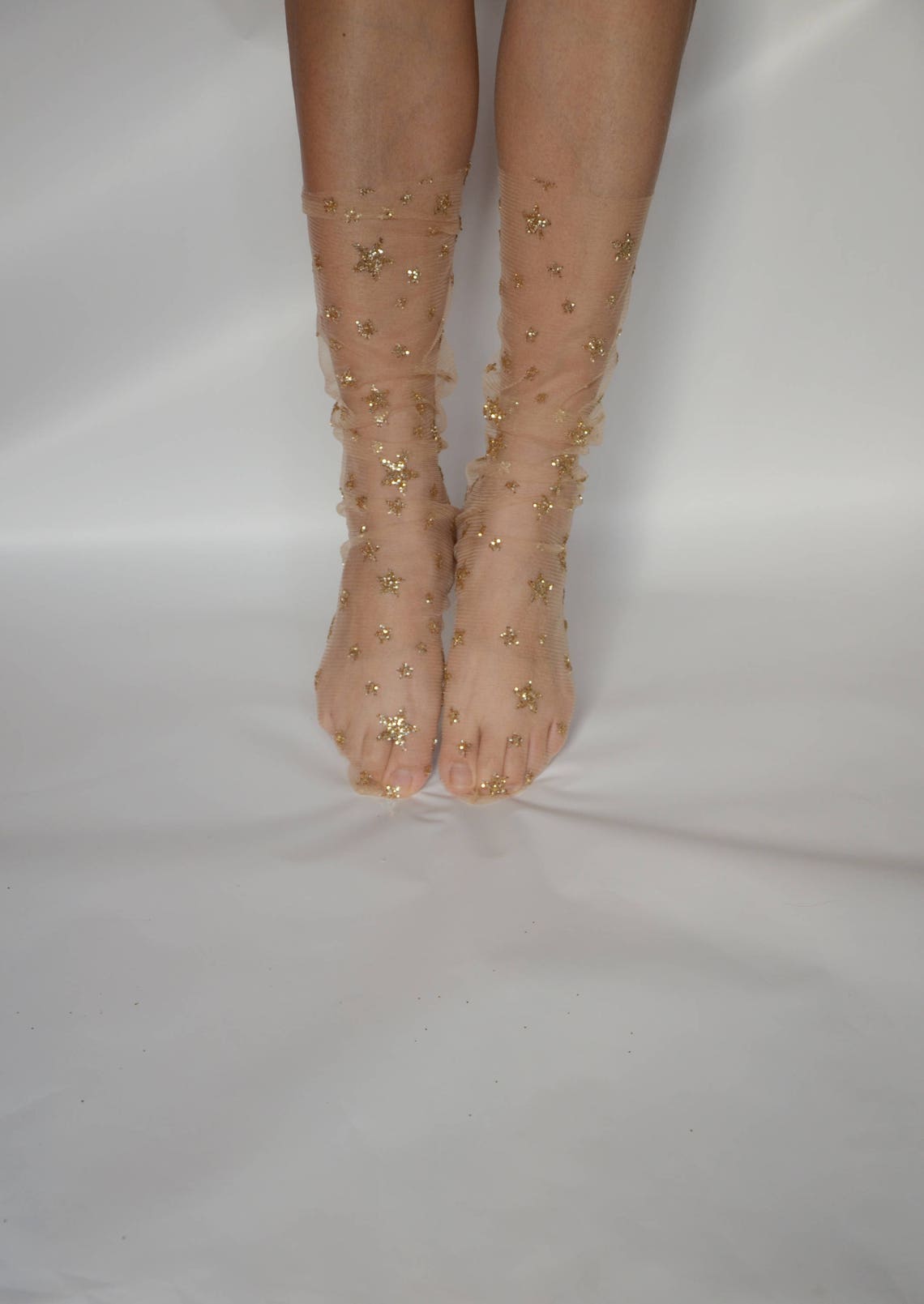 Star Bling Tulle Socks - Etsy