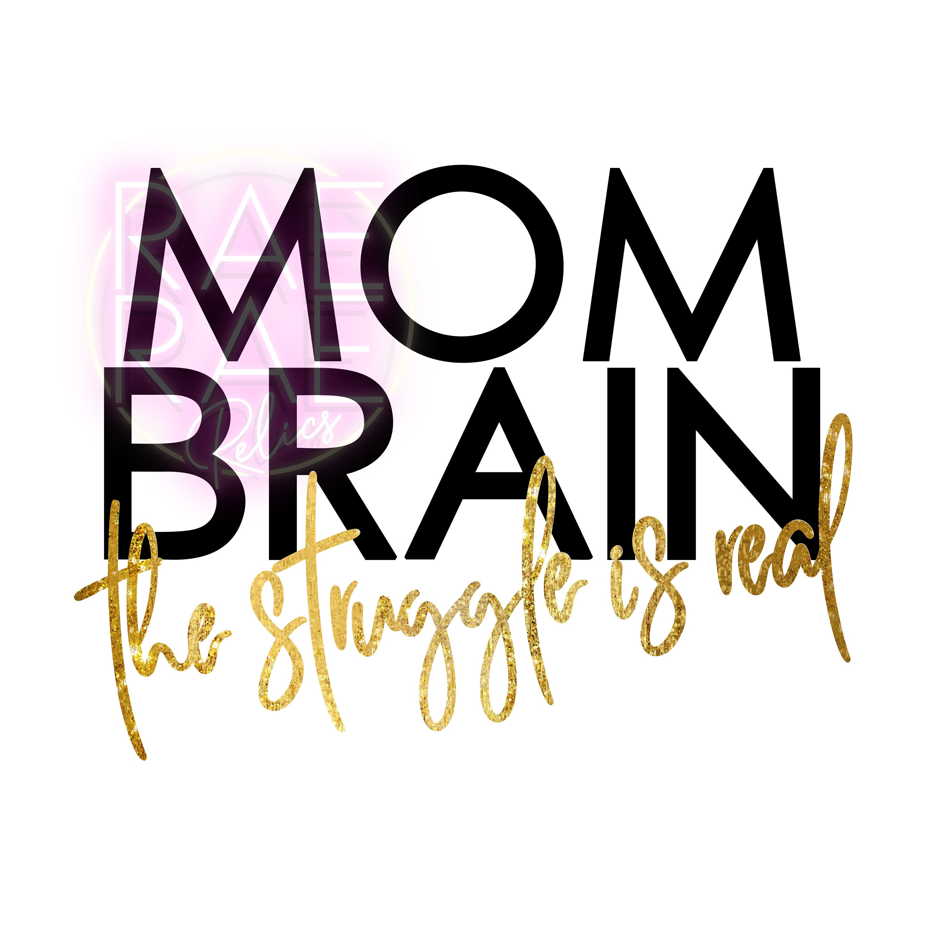 Mom Brain - Digital File - Etsy