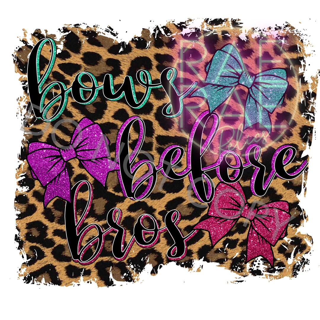 Bows Before Bros-digital File - Etsy