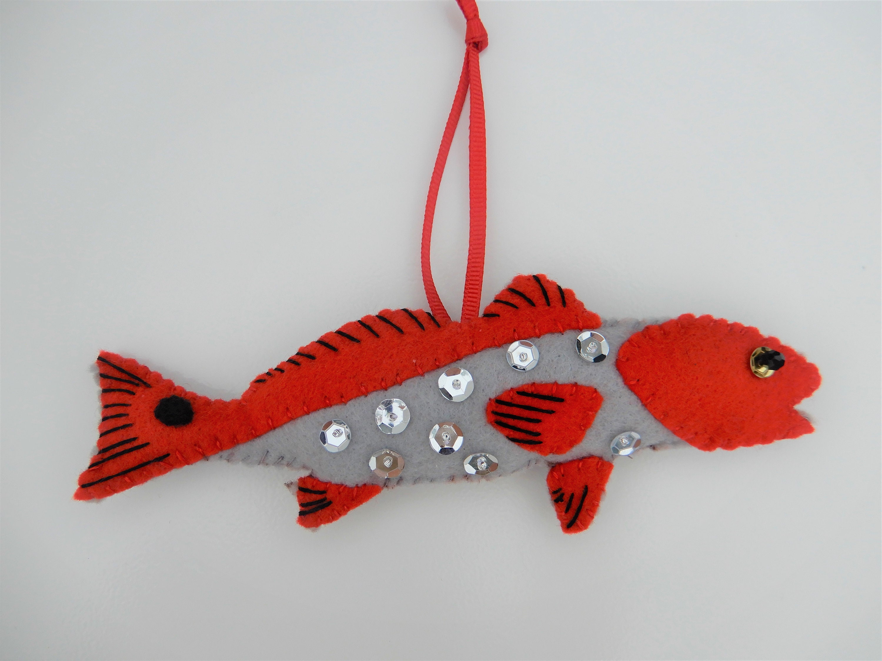 Redfish Red Fish Red Drum Handmade Christmas Tree | Etsy