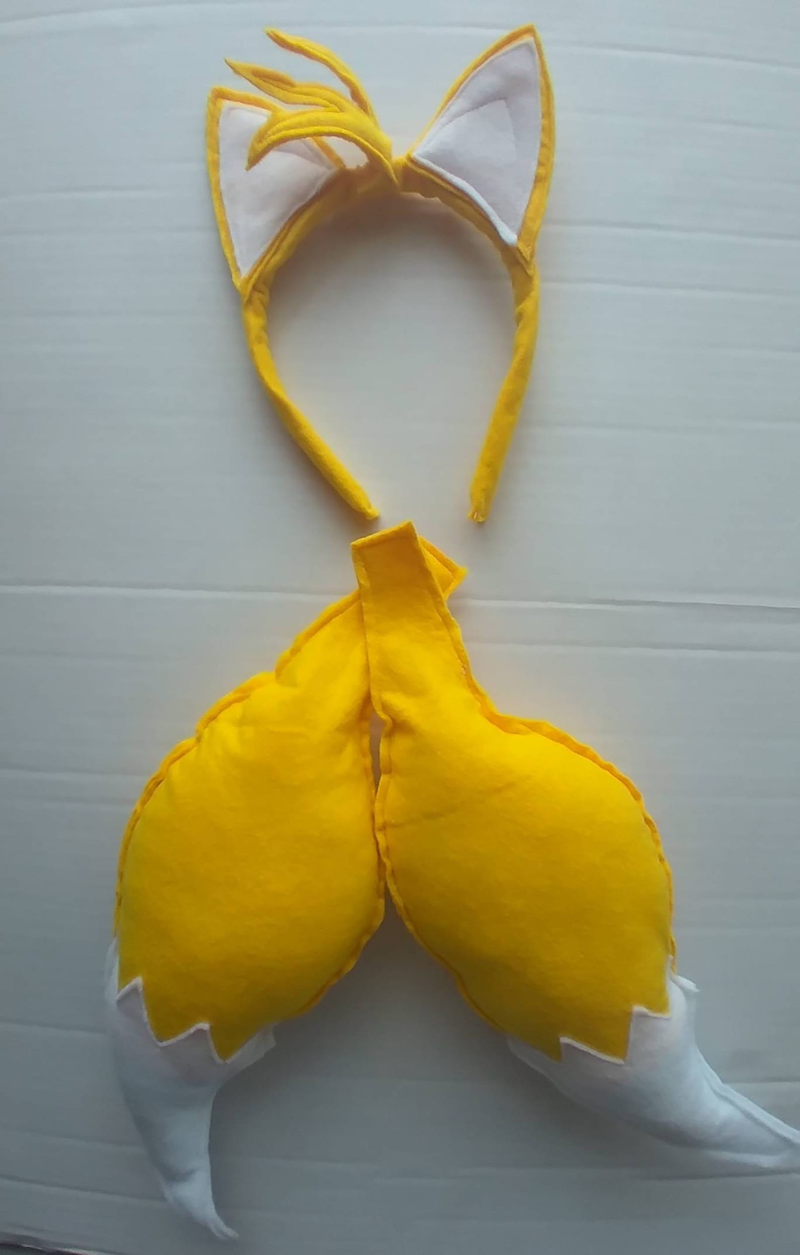 Tails Yellow Fox From Sonic, Double Tails Costume Accessory Now With ...