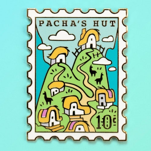 Pachas Hut Pin Stamp Enamel Pin Fairytale Pin Magical - Etsy