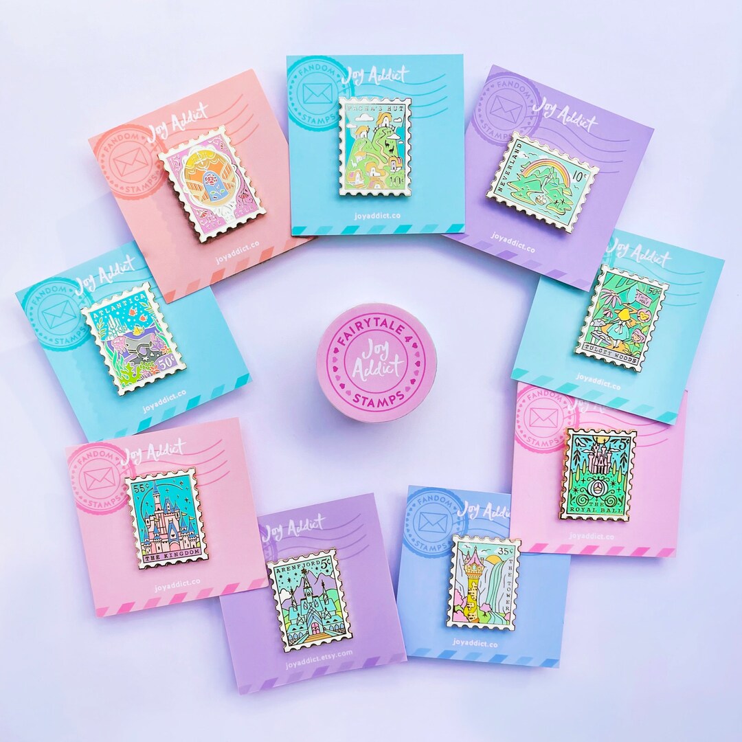 Fairytale Bundle // 9 Pins Washi Bookish Pins Book Pins Magical Pin ...