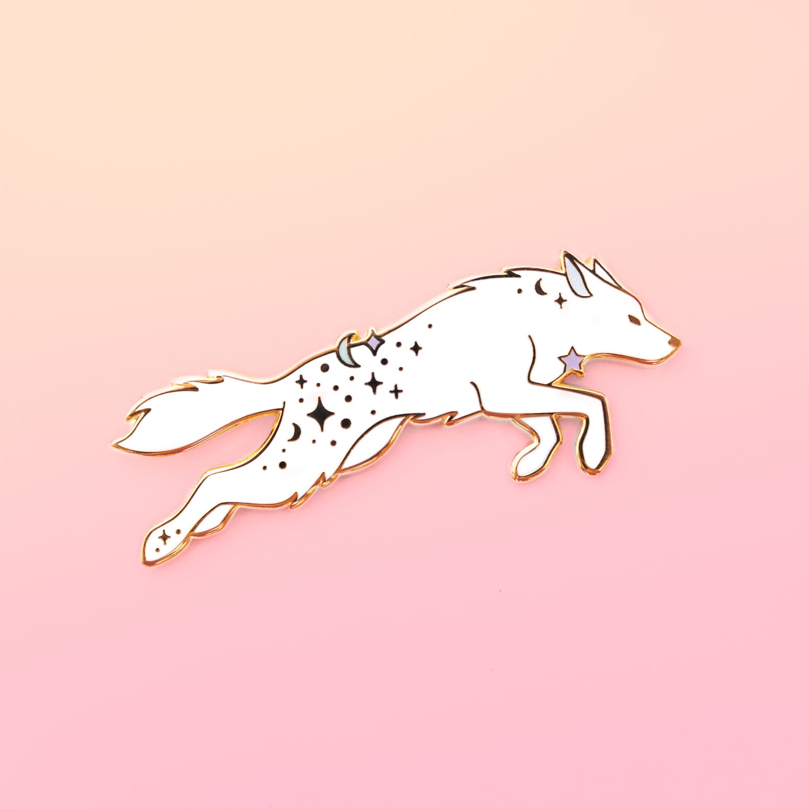 Magical Wolf Pin Magic Enamel Pin Book Lover Pin Book - Etsy Australia