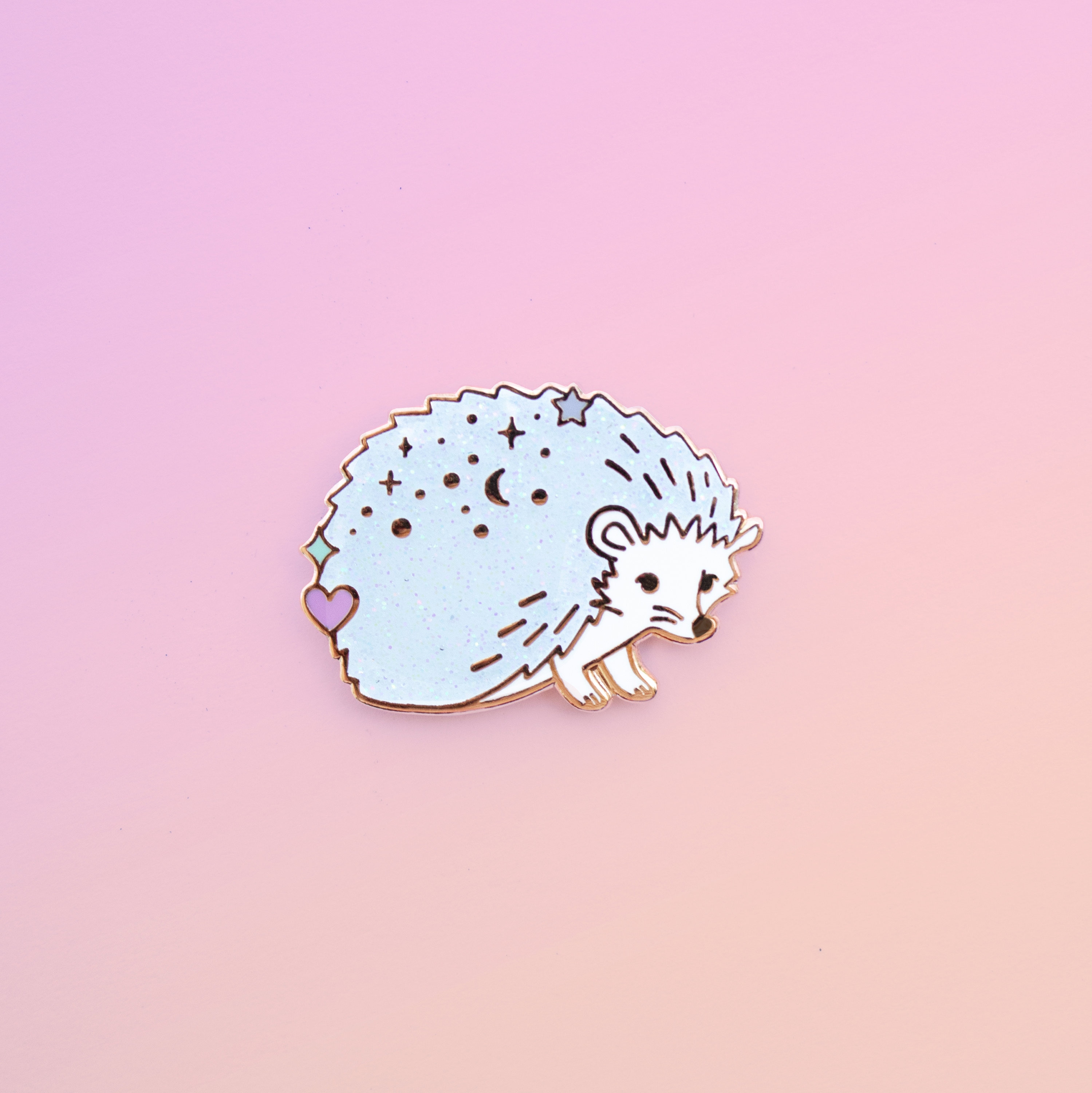 Magical Hedgehog Pin Magic Enamel Pin Wizard Pin Bookish - Etsy