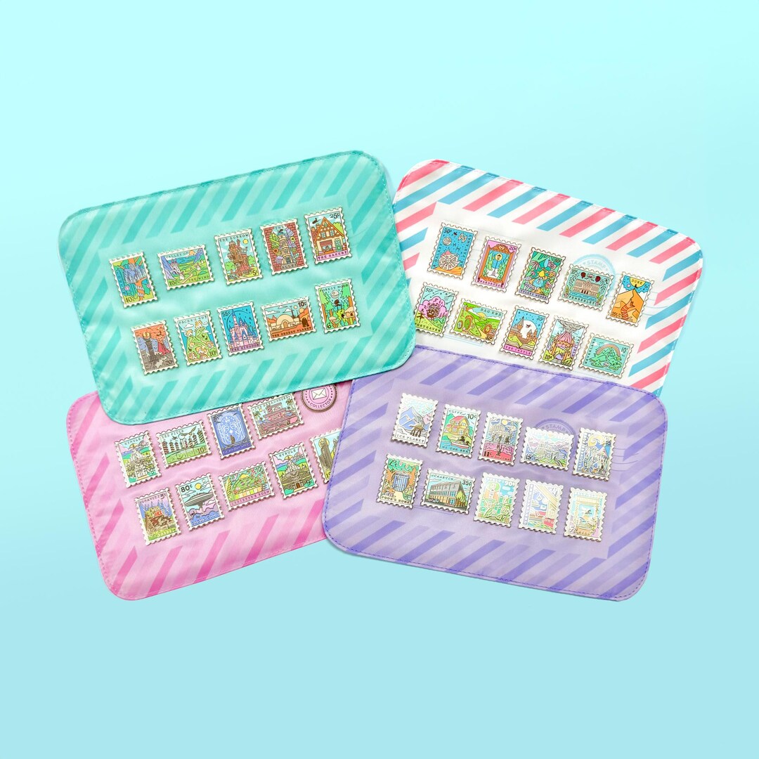 Envelope Ita Bag Insert: Snail Mail Stamp Display - Etsy