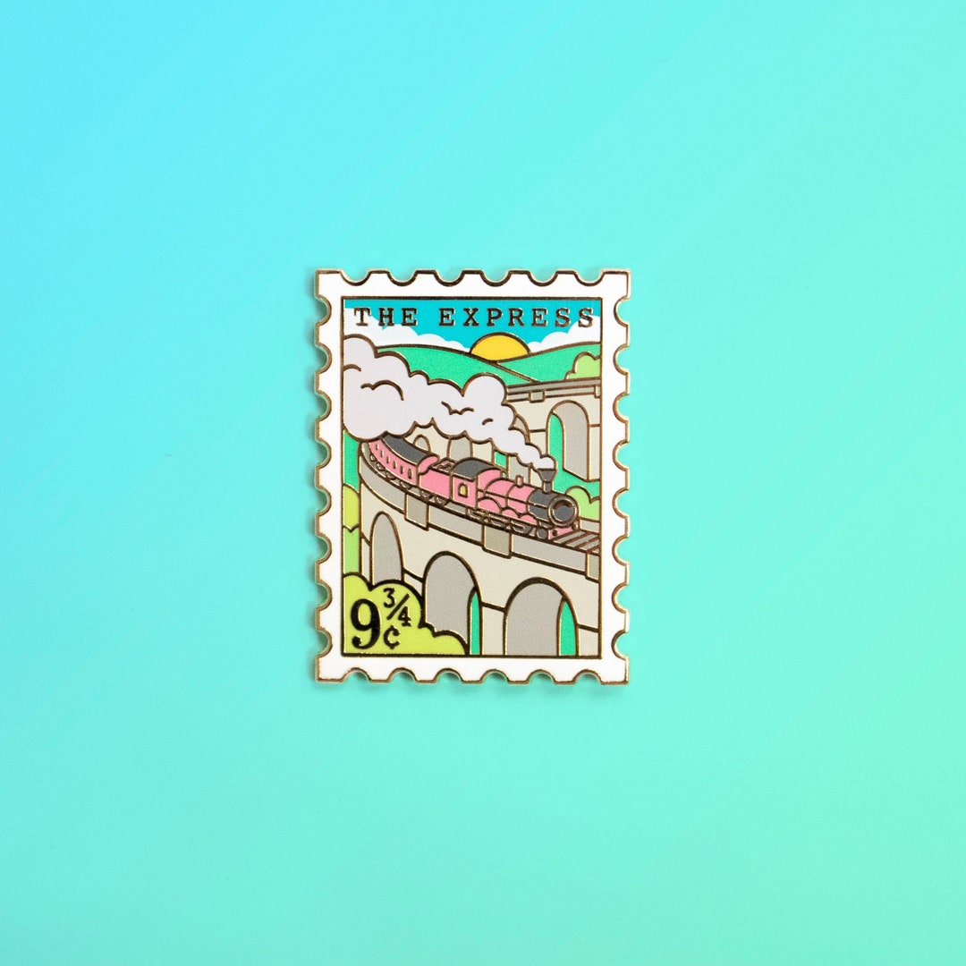 The Express Pin Stamp Enamel Pin Magical Pin Witchcraft & Wizardry Pin ...
