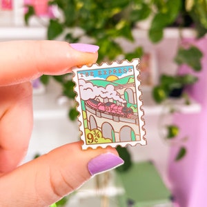 The Express Pin Stamp Enamel Pin Magical Pin Witchcraft & Wizardry Pin ...