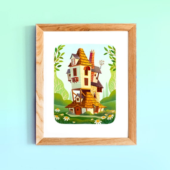 The Burrow Art Print Fantasy Illustration Magical Art - Etsy
