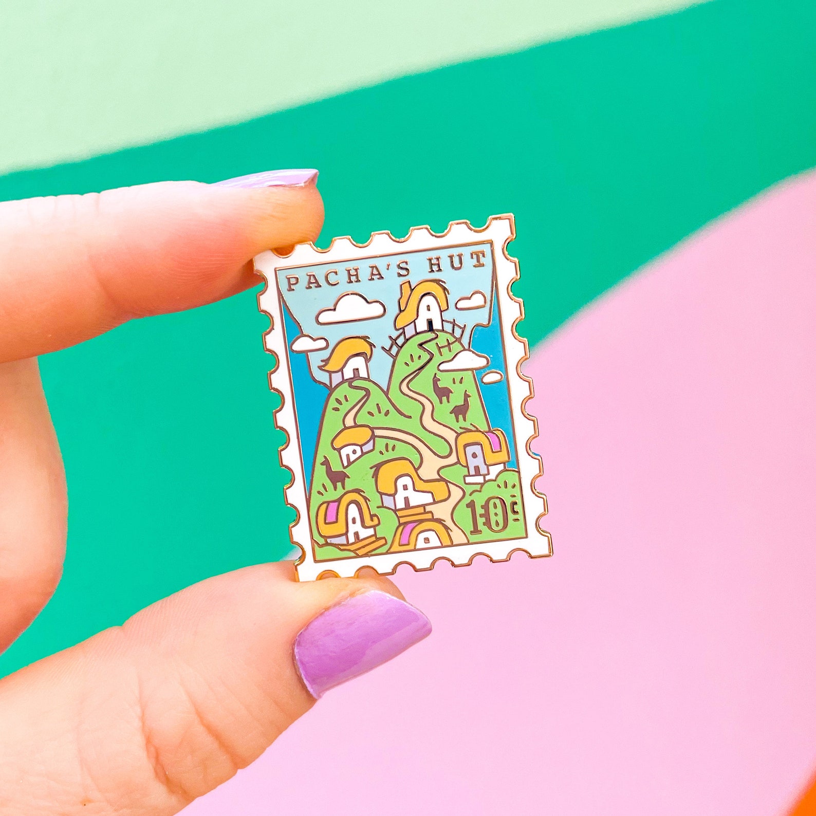 Pachas Hut Pin Stamp Enamel Pin Fairytale Pin Magical - Etsy