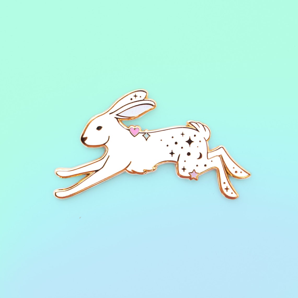 Magical Hare Pin Magic Enamel Pin Wizard Pin Bookish | Etsy