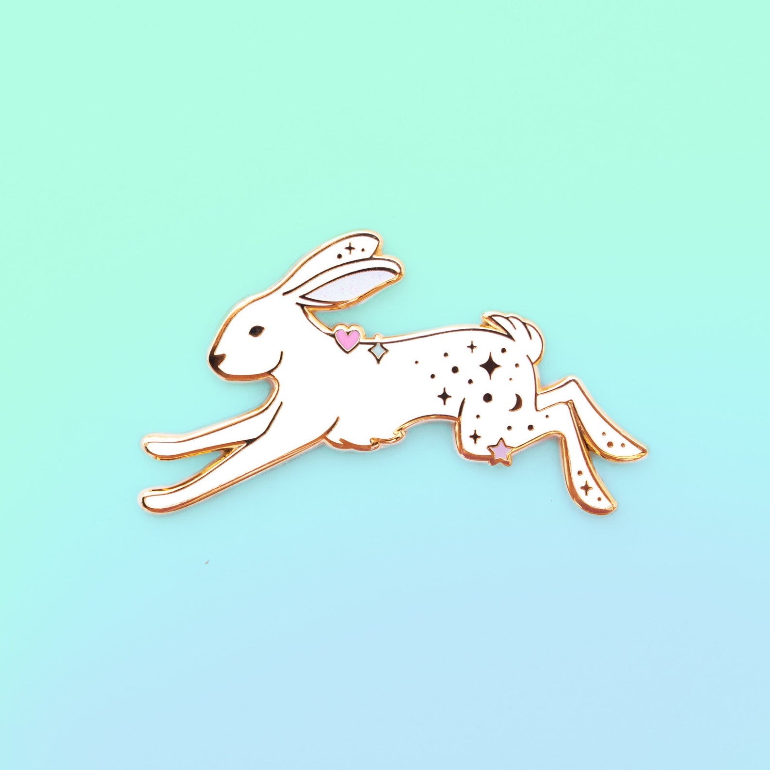 Magical Hare Pin Magic Enamel Pin Wizard Pin Bookish | Etsy