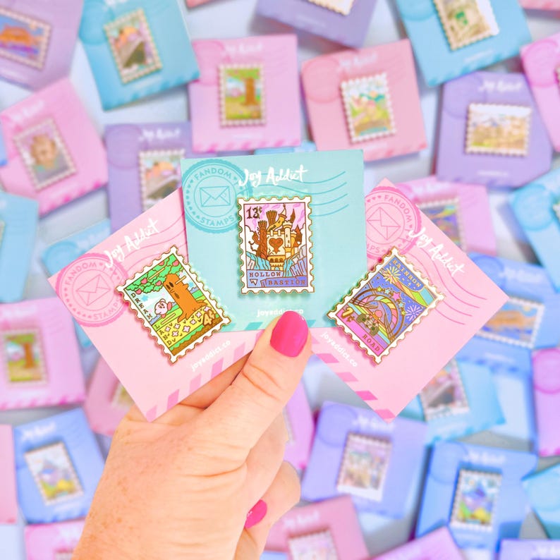 Dream Land Stamp Enamel Pin: Retro Gamer Kawaii Pin - Etsy