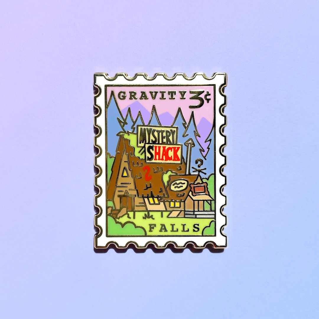 Gravity Falls Enamel Pin - Stamp Pin - Cute Pin - the Mystery Shack Pin ... Gravity Falls Enamel Pin - Stamp Pin - Cute Pin - the Mystery Shack Pin ...