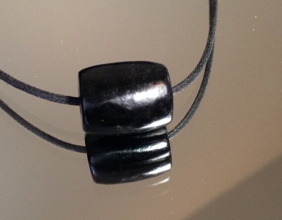 Hand Carved Pure Black Washington State Nephrite Jade Bead. - Etsy