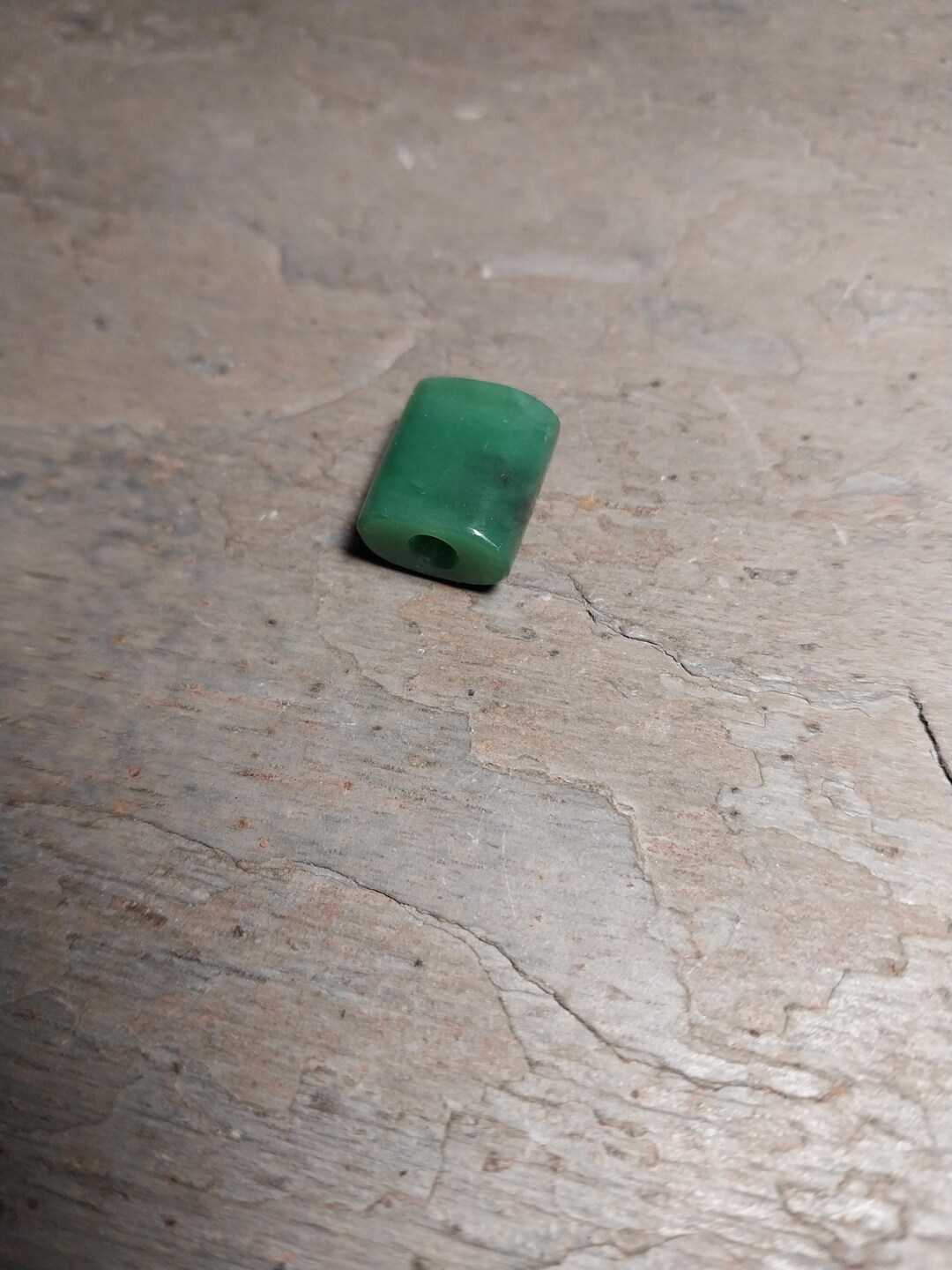 Hand Carved Ogden Mountain Nephrite Jade Bead. - Etsy