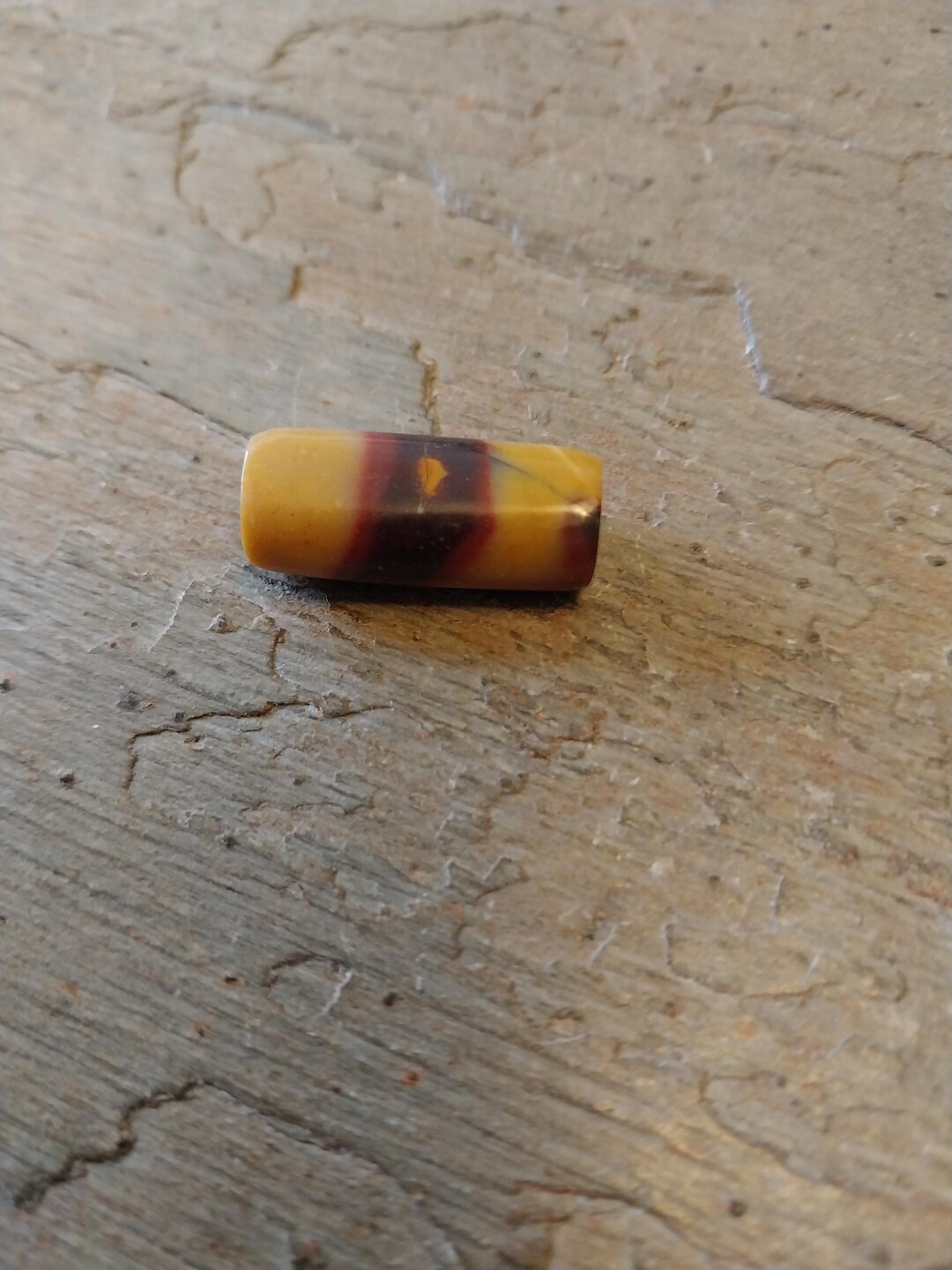 Hand Carved Australian Jasper Bead. - Etsy