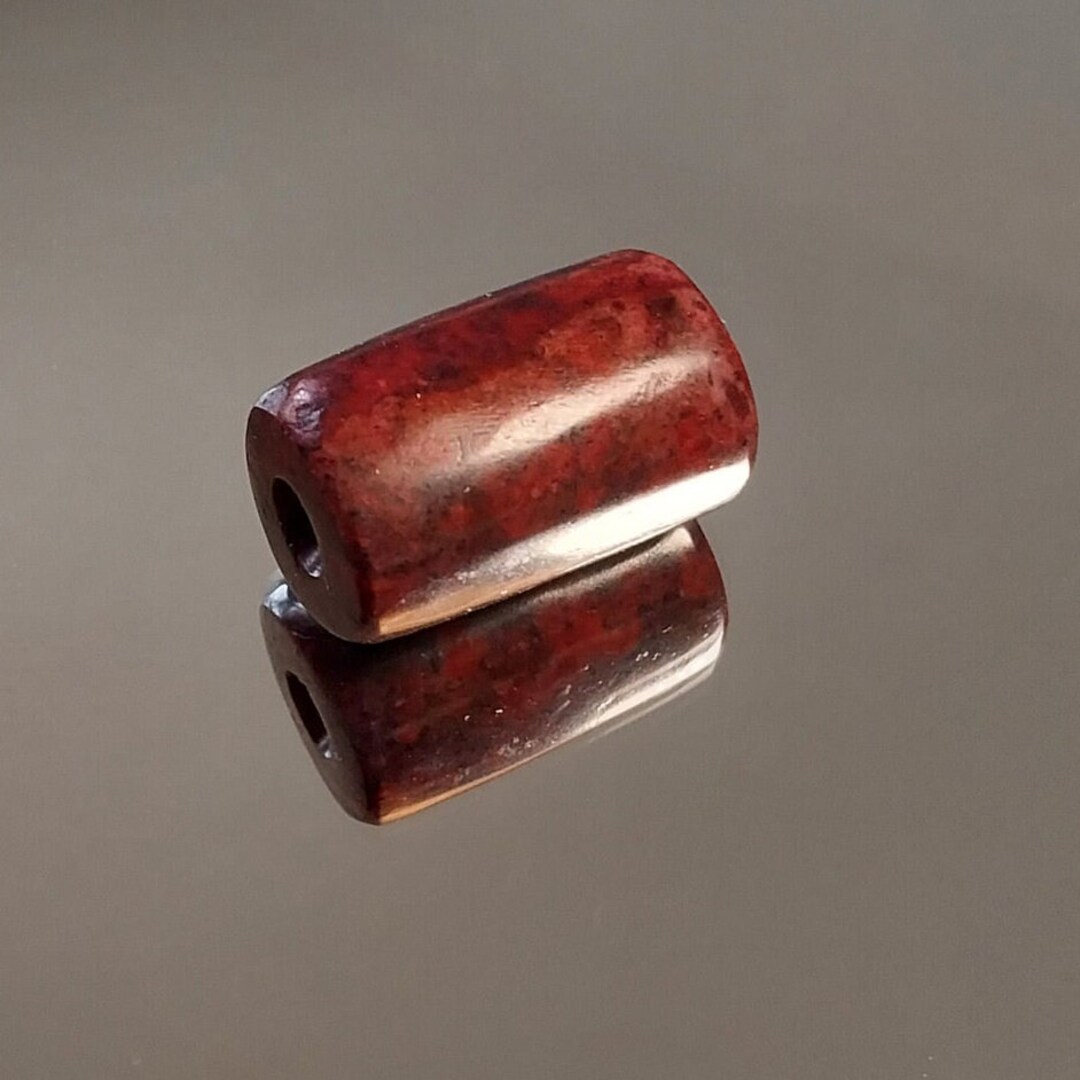 Hand Carved Kitimat River Thulite Bead. - Etsy