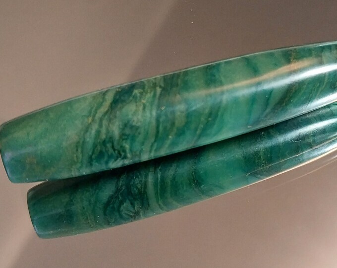 Hand Carved Verdite Bead. - Etsy