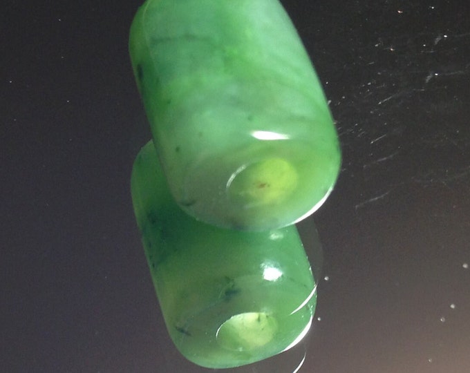 Hand Carved B.C. Nephrite Jade Bead. AAA - Etsy