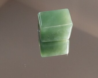 Hand Carved Nephrite Jade Jelly Bean Bead. - Etsy