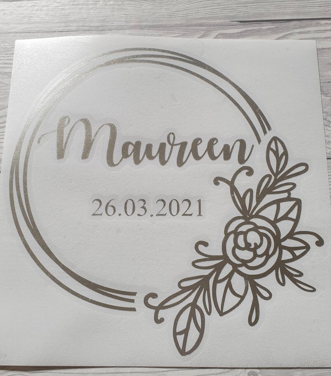 Vinyl decal vinyl sticker baby box baby gift box photo | Etsy