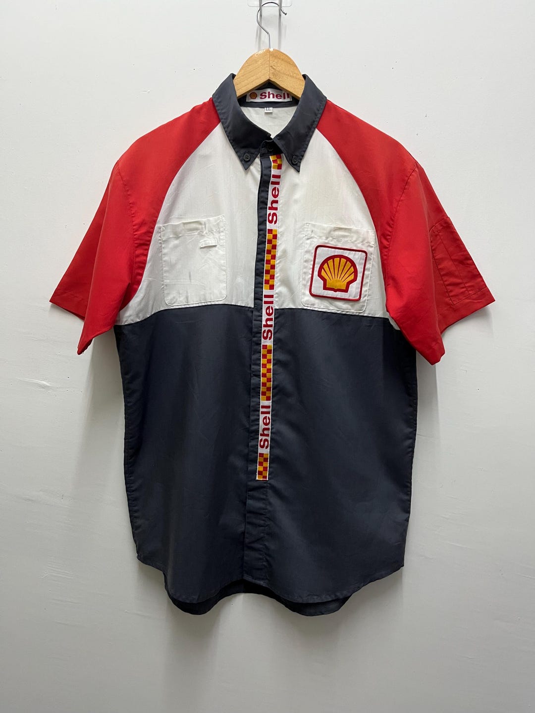 Vintage Shell Formula 1 Racing Uniform Shirt Size LL - Etsy