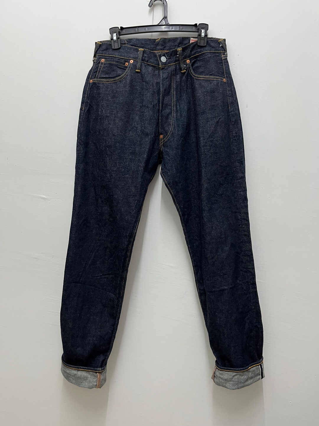 Evisu Yamane Japan Selvedge Loose Tapered Denim Jeans - Etsy