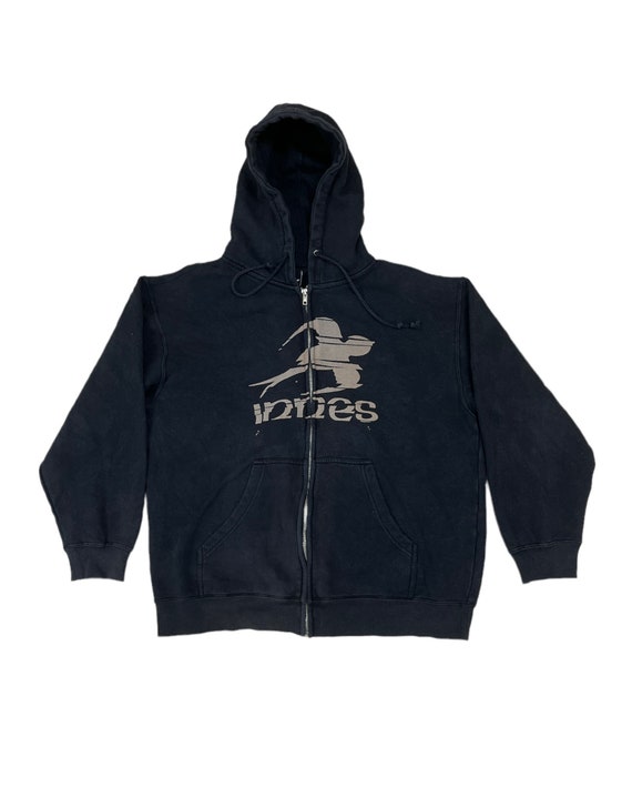 Vintage Innes Skateboard Zipper Hoodie Black - Etsy